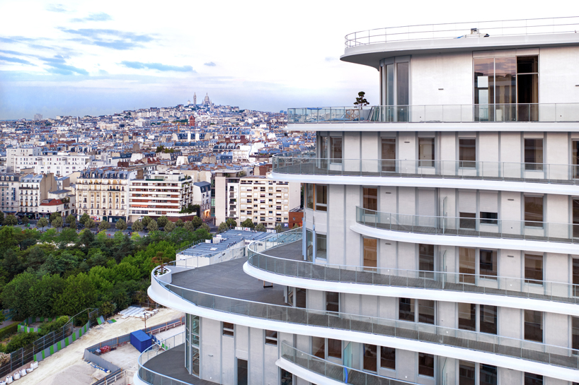 MAD architects' first building in europe 'UNIC' nears completion in paris