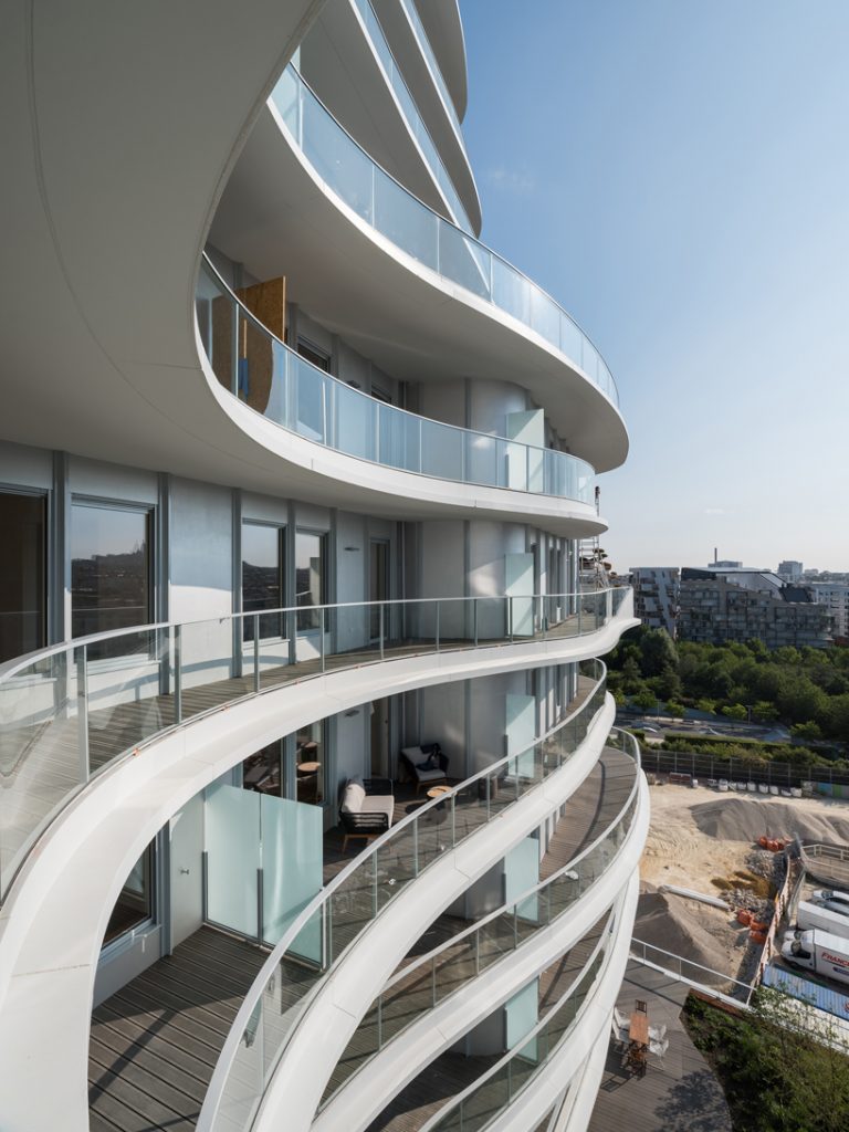 MAD architects' first building in europe 'UNIC' nears completion in paris
