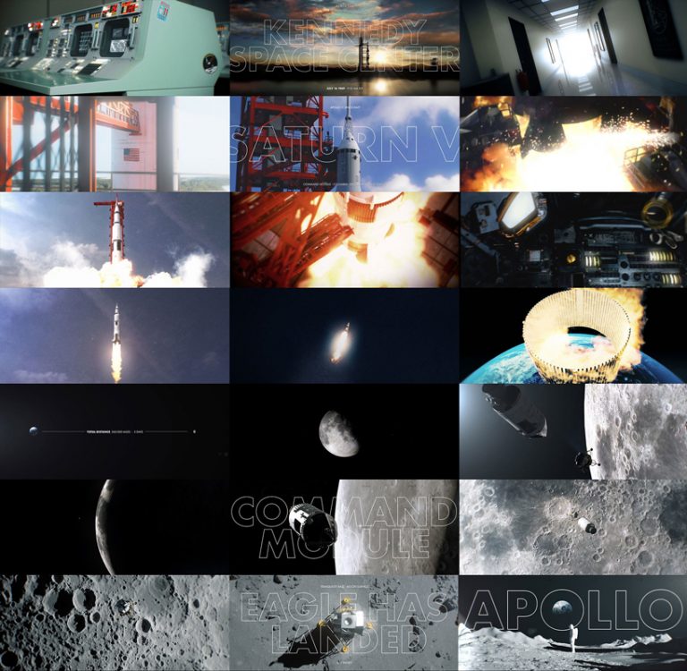 relive the apollo 11 moon landing mission with animated film