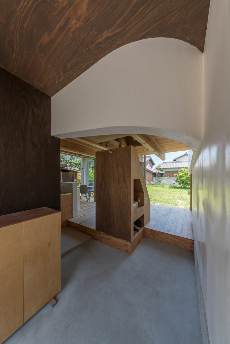 yoneda completes shed-like house in rural japan with an intricate ...