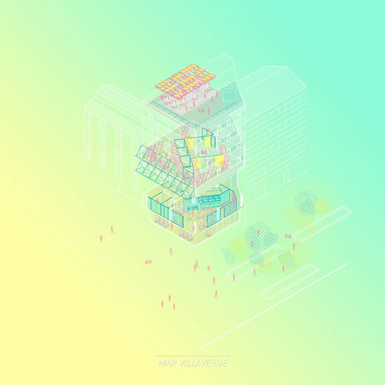 studios SIC + TXP scatter innovation hubs or 'mares' throughout madrid