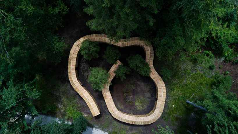 edoardo tresoldi teases new work at 'arte sella' open air museum in italy