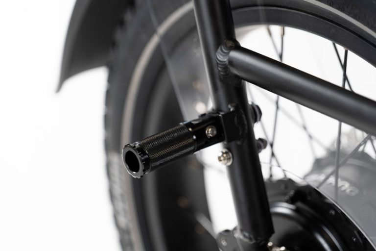 the rad power electric bike is part moped and part cargo bike