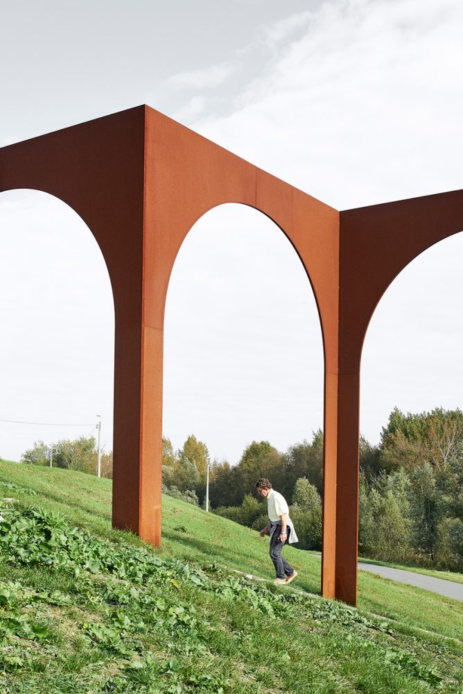 gijs van vaerenbergh arcade arrays classic arches over belgium landscape