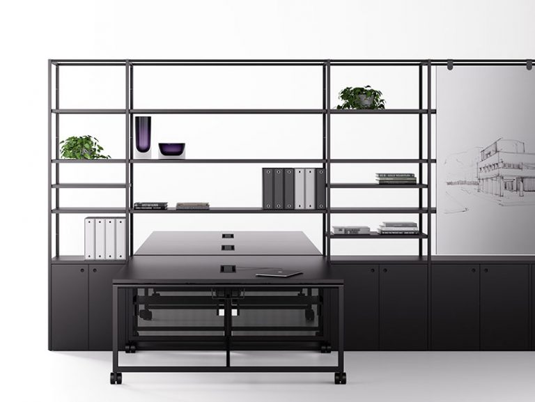 fantoni atelier collection flexibly yet unobtrusively fits your office