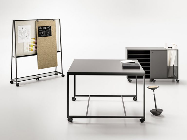 fantoni atelier collection flexibly yet unobtrusively fits your office