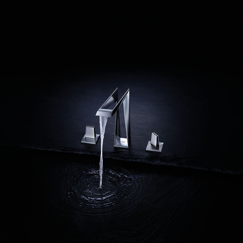 GROHE prints its new metal icon 3D series fittings for bathrooms