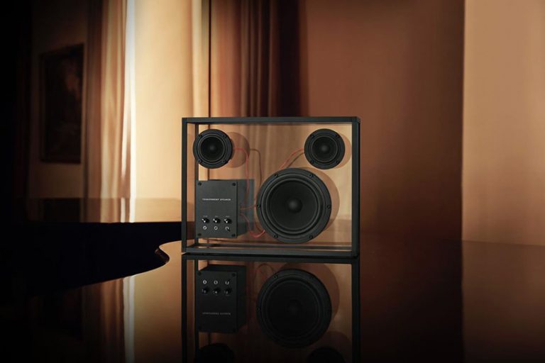 transparent sound creates see-through speakers with aluminum uniframe ...