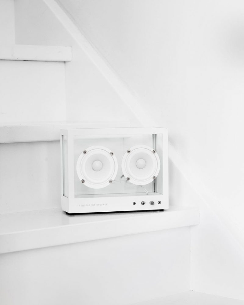 transparent sound creates see-through speakers with aluminum uniframe ...