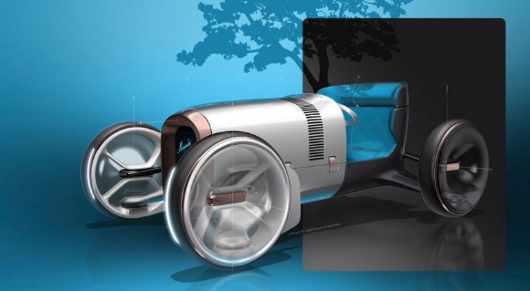 the electric mercedes-benz simplex concept throws back to 1901