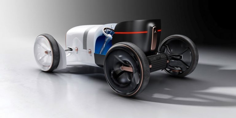the electric mercedes-benz simplex concept throws back to 1901