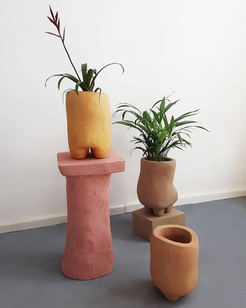 yasmin bawa uses hemp to create sustainable monolithic plant pots
