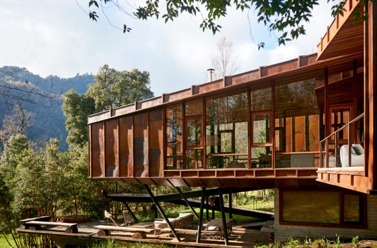 in a rainy region of chile, LLU house references water's molecular ...