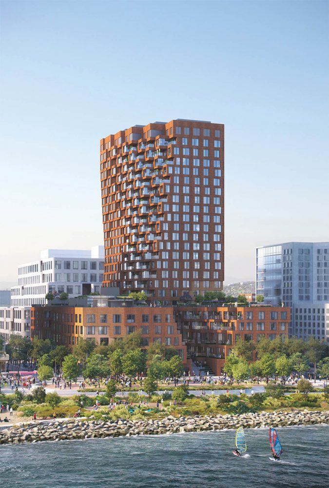 MVRDV's mission rock building references the landscape of san francisco