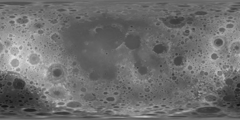 NASA releases 3D map of the moon for CG artists and creators