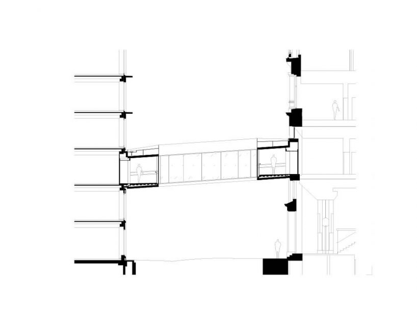 office KGDVS plans 'tondo', a tilted circular footbridge coated with ...