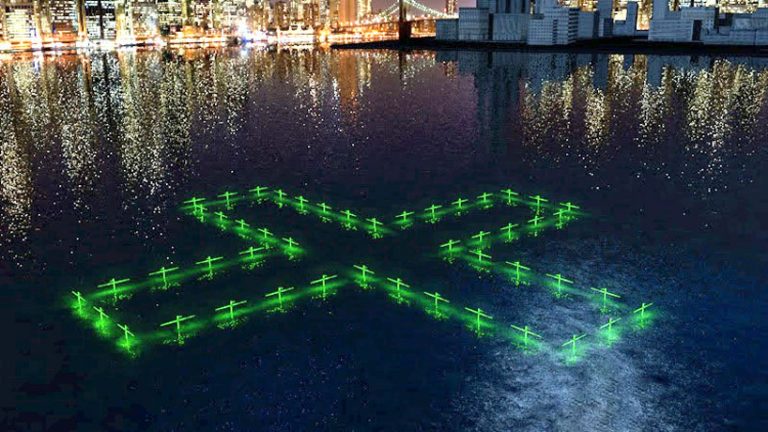 +POOL creators unveil large LED sculpture that tracks NYC's water quality