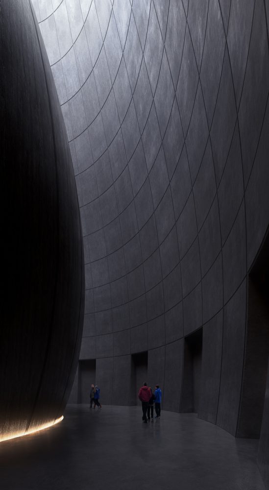 the arc by snøhetta is a visitor center for arctic preservation in svalbard