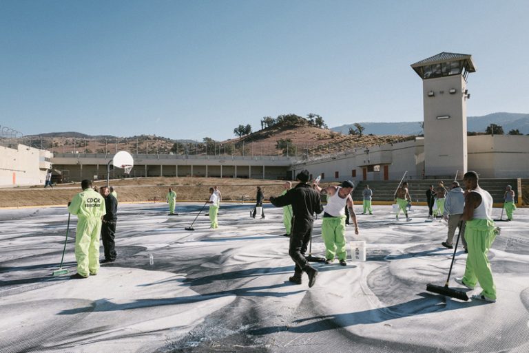 incarcerated men work with french artist JR to present tehachapi project