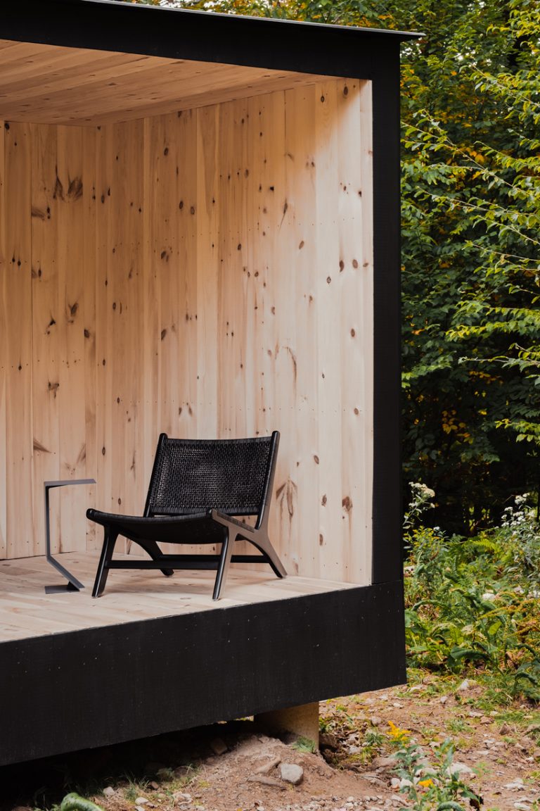 marc thorpe designs transcendentalist upstate cabin, the edifice