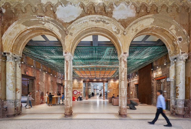 freelandbuck's over view mimics historic ceiling with illusionistic ...
