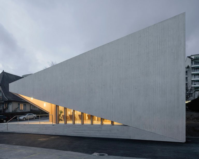 LOCALARCHITECTURE adds geometric extension to lausanne's new apostolic ...