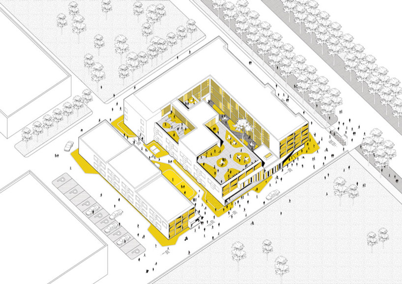 MAT office transforms industrial buildings into colorful apartments in ...