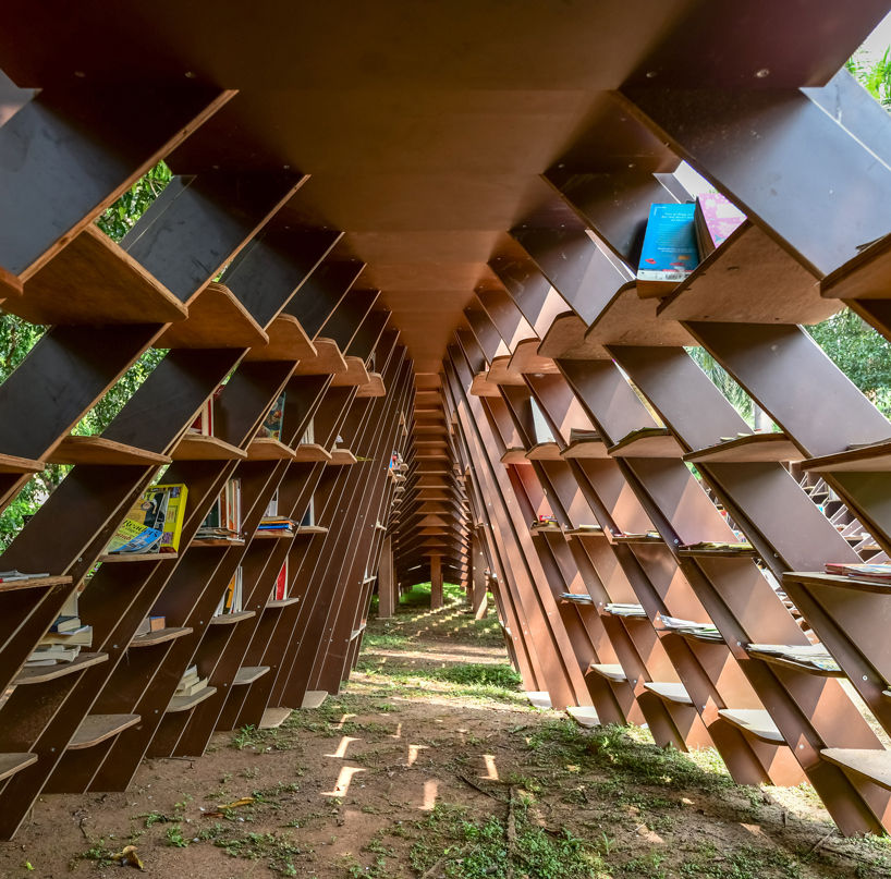 NUDES builds the 'bookworm' pavilion to foster a love of reading in india