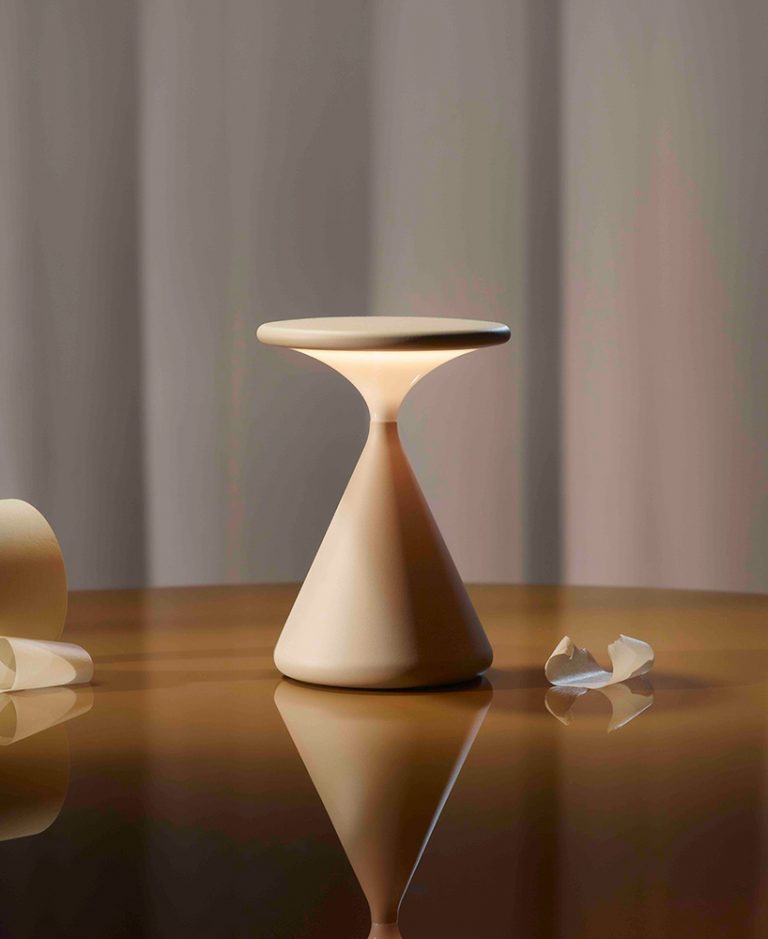 tobias grau's new sculptural, portable and dimmable lighting designs