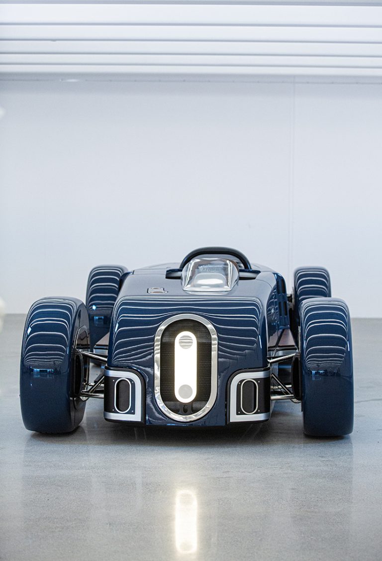 art deco and streamline design combines for fred krugger FD custom car