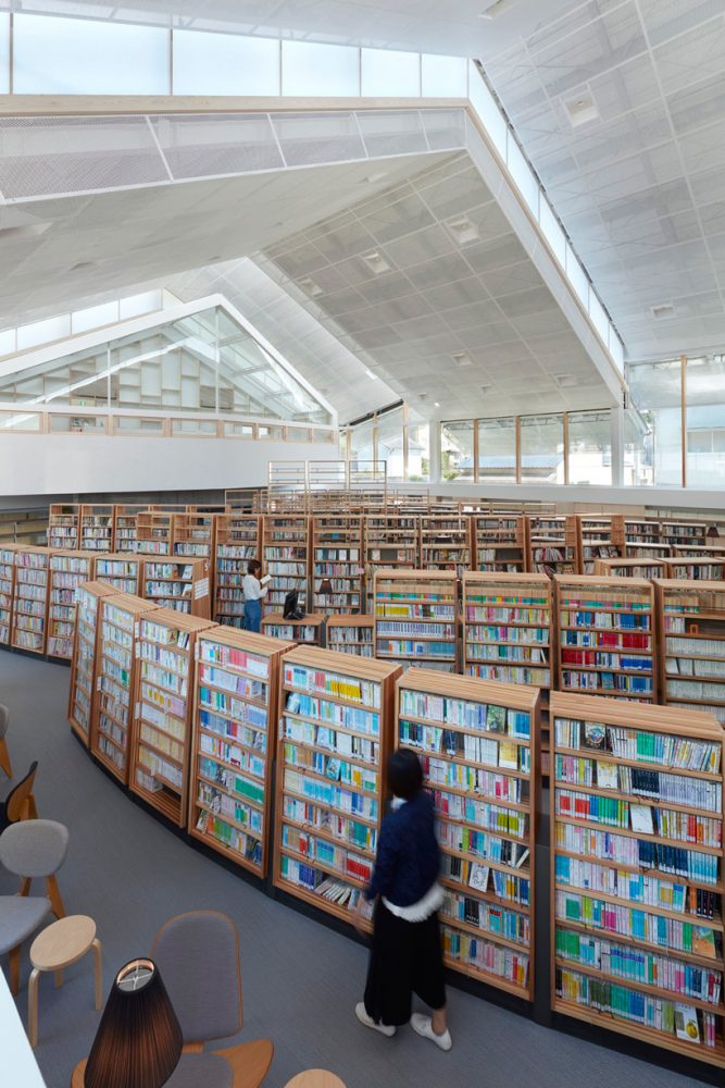 takao shiotsuka atelier tops taketa city library in japan with ...