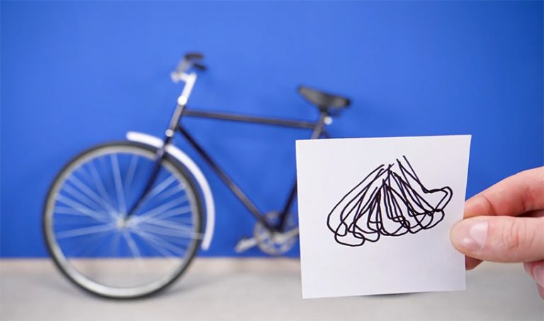 this walking bicycle draws from theo jansen’s large-scale kinetic ...