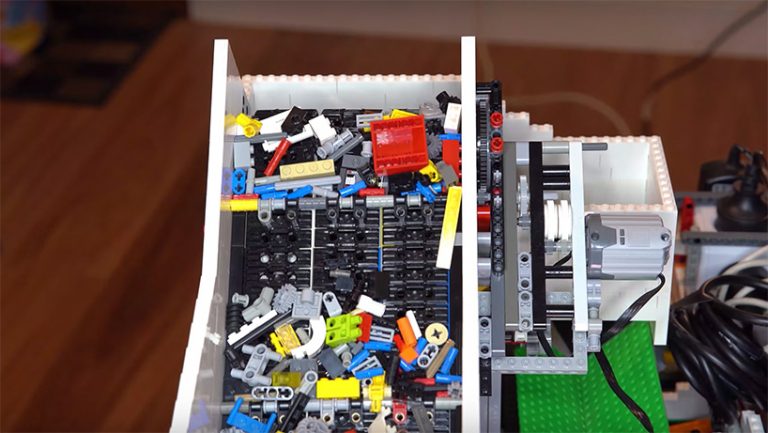 the universal LEGO sorter is an AI-powered machine that sorts every ...