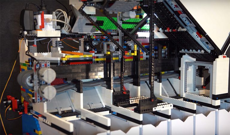 the universal LEGO sorter is an AI-powered machine that sorts every ...