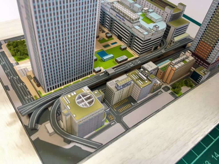 japanese hobbyist crafts miniature model of tokyo's shinjuku district ...