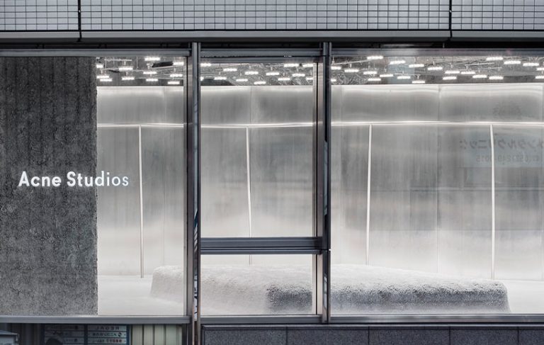arquitectura-g designs acne studios store in nagoya, japan