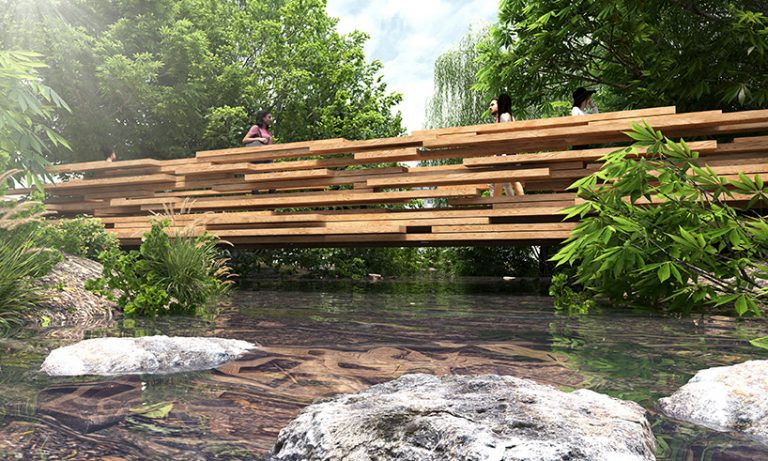 paul cocksedge's exploded view bridge in cape town to use invasive ...