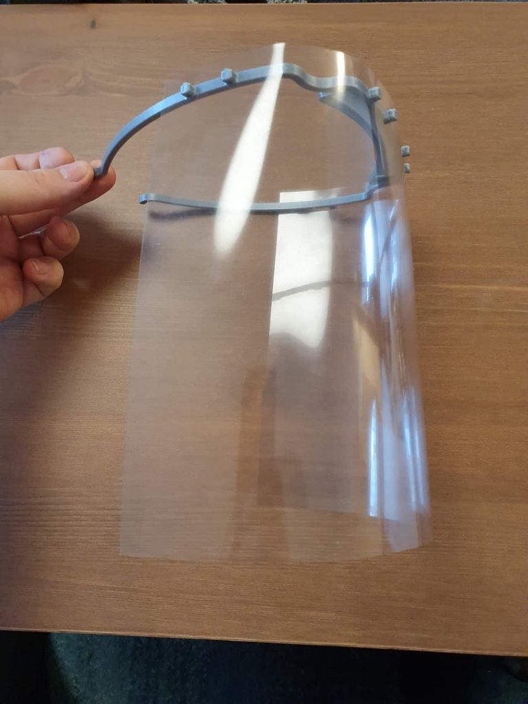 architects 3D print open-source face shields for coronavirus medical staff