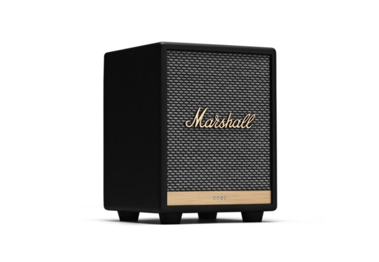 the mini marshall speaker is a tiny cube with huge sound (and alexa)