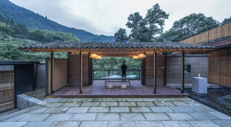 shulin architectural design sets stone + wood hotel within an ancient ...