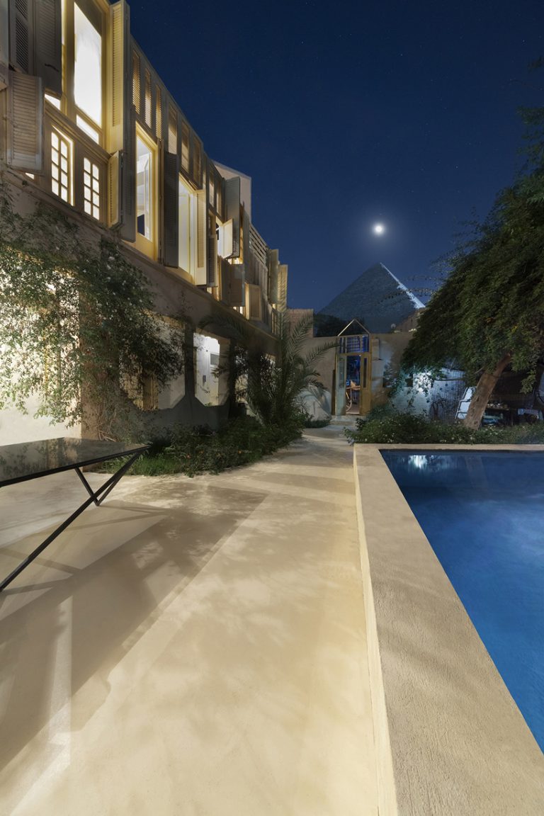 studio malka architecture's cheops observatory frames the great pyramid of giza