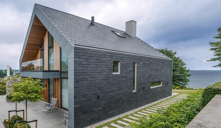 sustainable CUPACLAD slate cladding is tailored to fit your façade