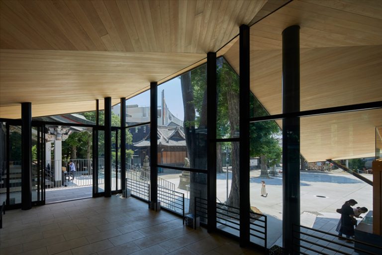 asai architects tops office building of tokyo's kameari katori shrine ...