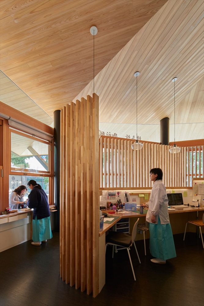 asai architects tops office building of tokyo's kameari katori shrine ...