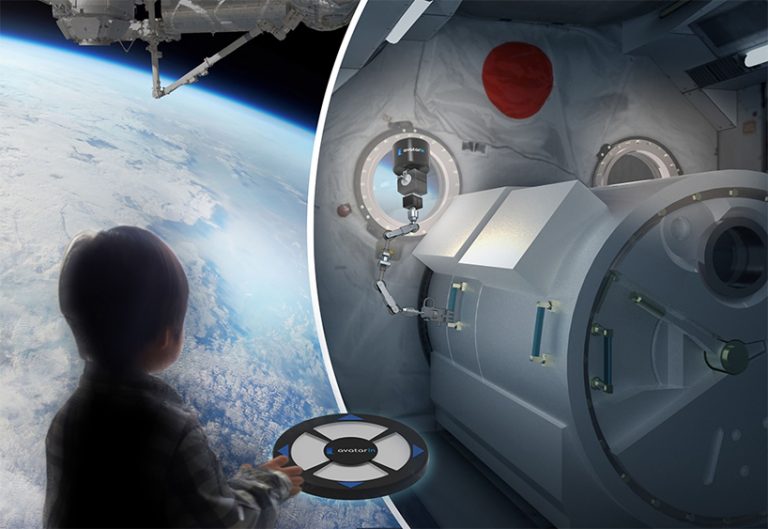 the world's first 'space avatar' offers views from onboard the ISS
