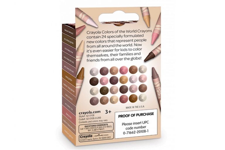 crayola introduces new box with skin tone-inspired crayon colors