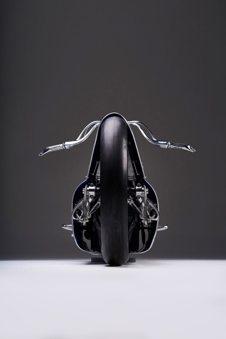 fuller moto builds futuristic 2029 electric motorcycle with 3D-printed ...