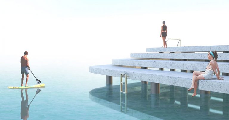 JJs arquitectura captures the shape of an incoming wave for melbourne ...