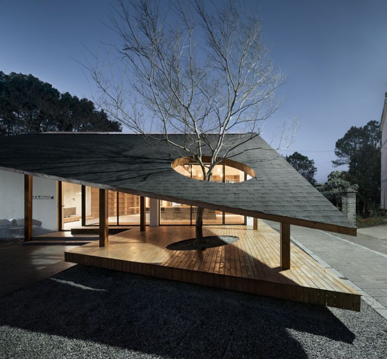 mix architecture designs majialong village activity building in china