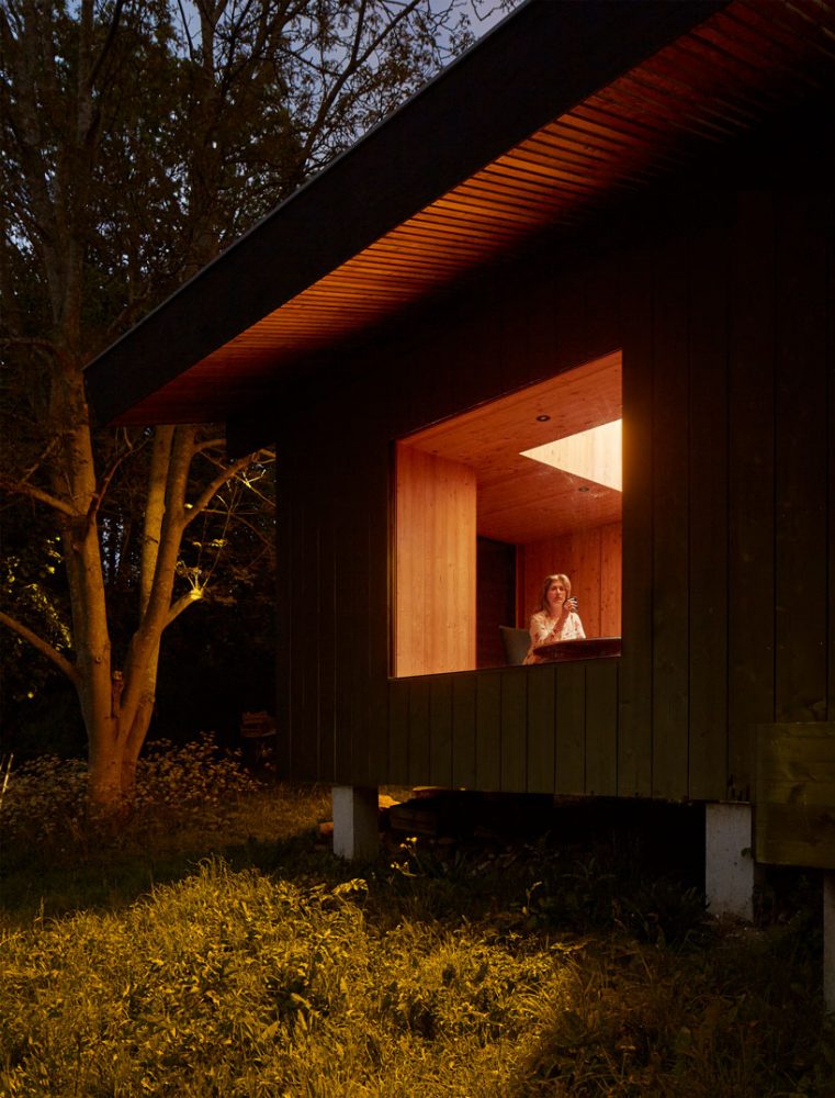 arba designs a 20sqm house to inhabit a french garden in normandy